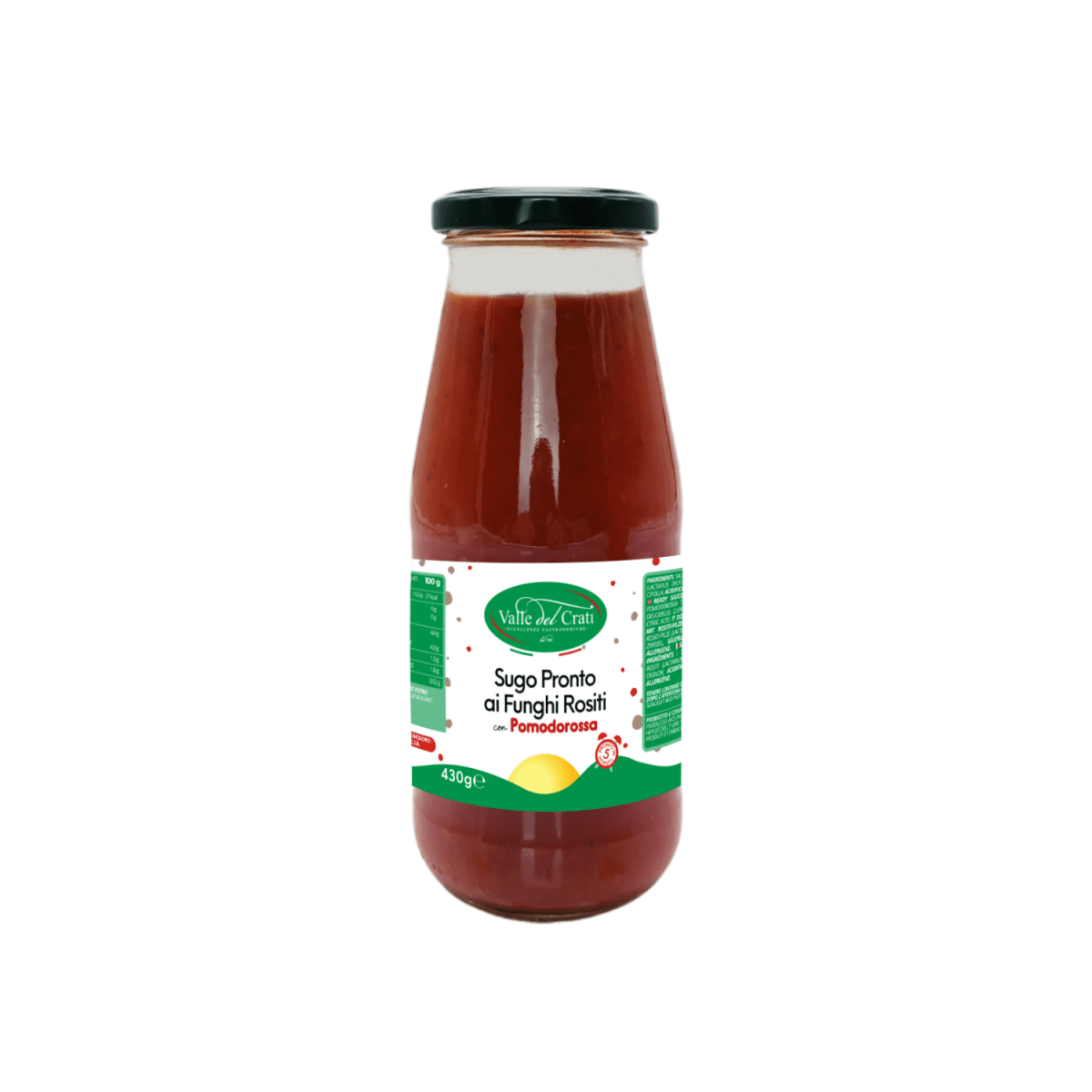 Sugo Pronto ai Funghi Rositi in Bottiglia